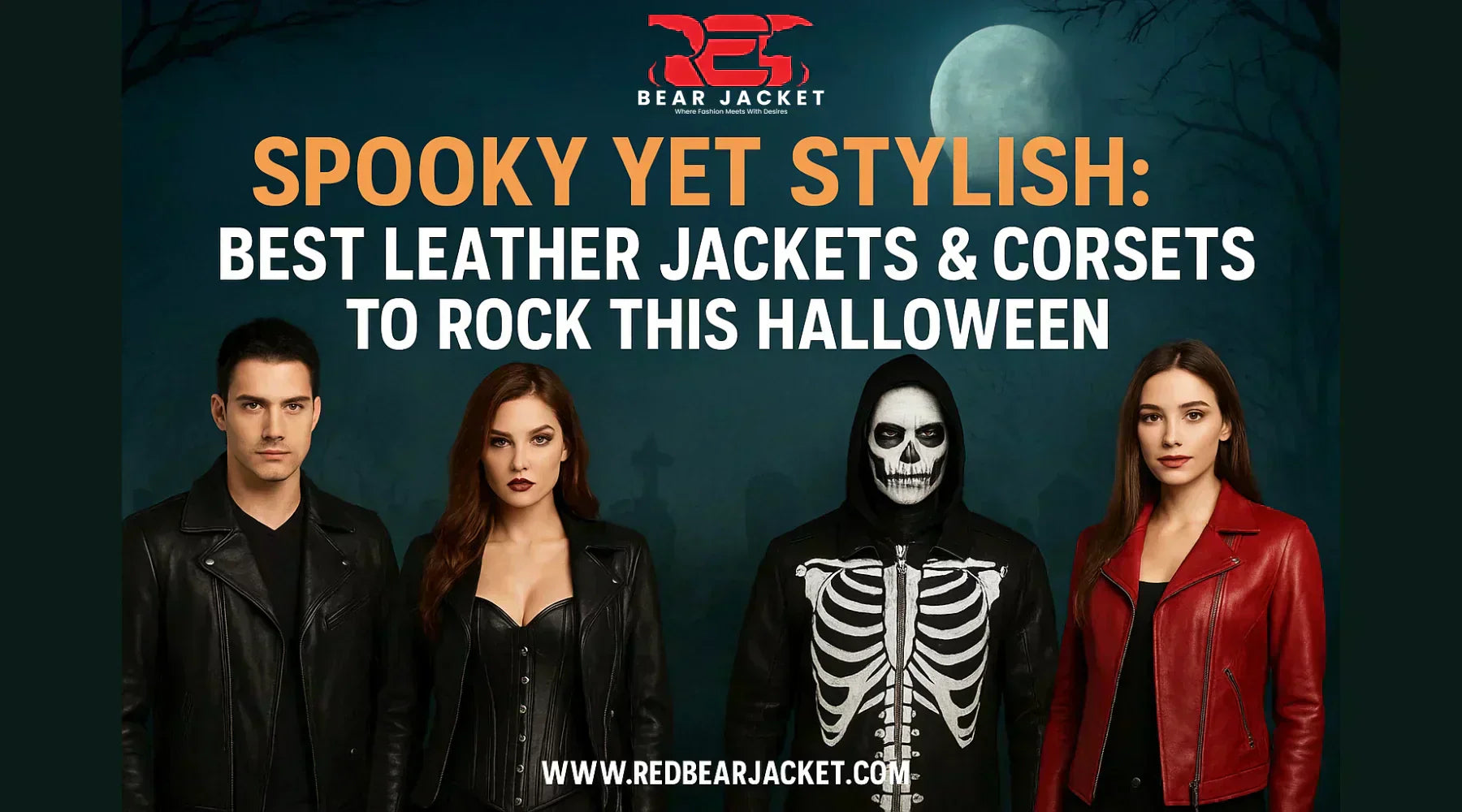Spooky Yet Stylish: Best Leather Jackets & Corsets to Rock This ...