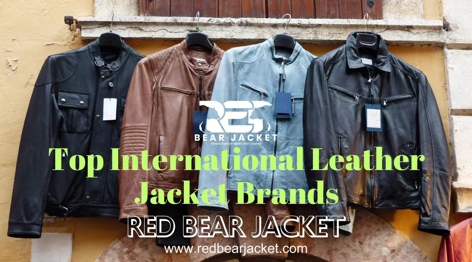 Top International Leather Jacket Brands – A Complete Guide – Red Bear ...